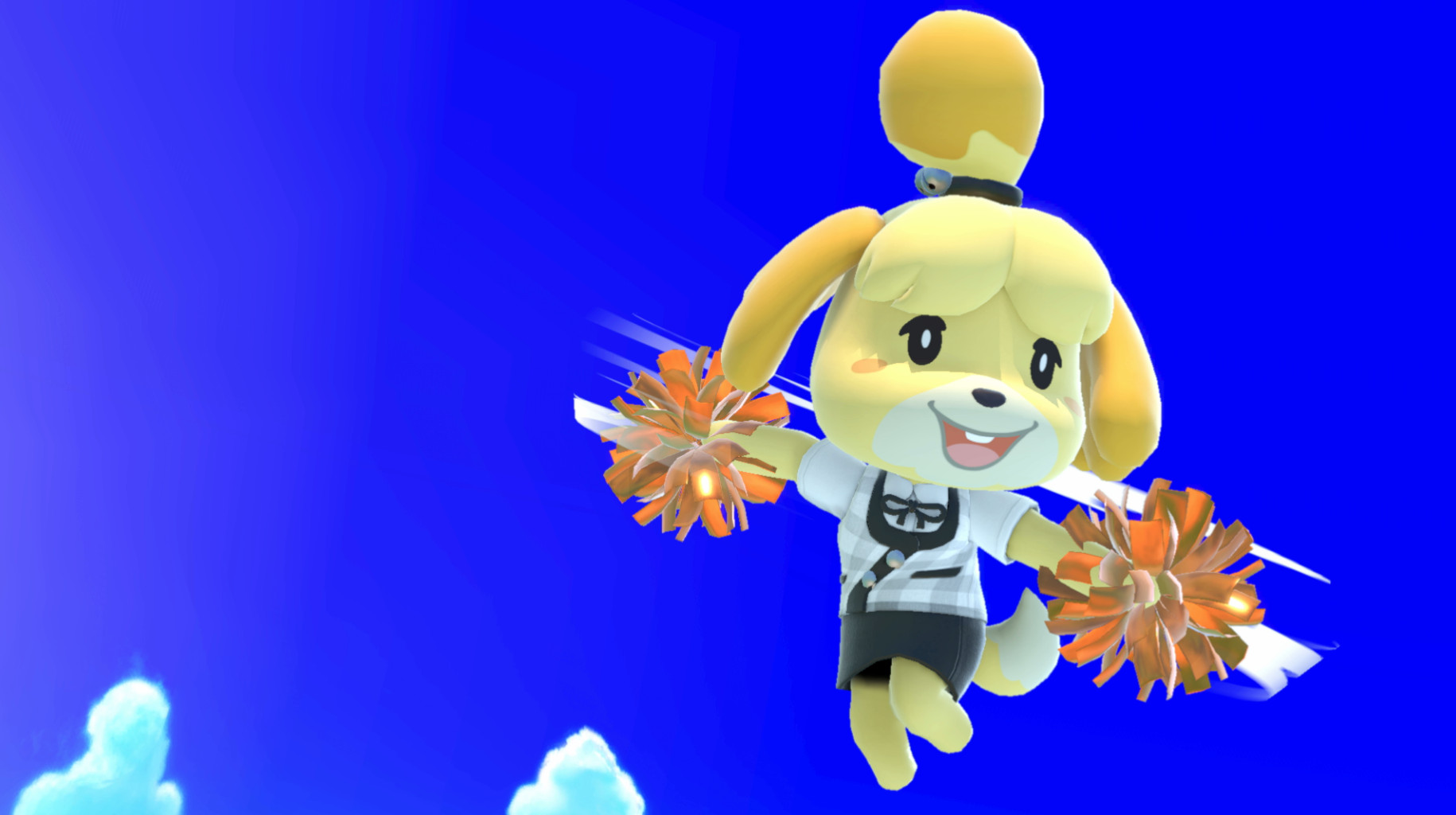 Black and White Isabelle [Super Smash Bros. Ultimate] [Mods]