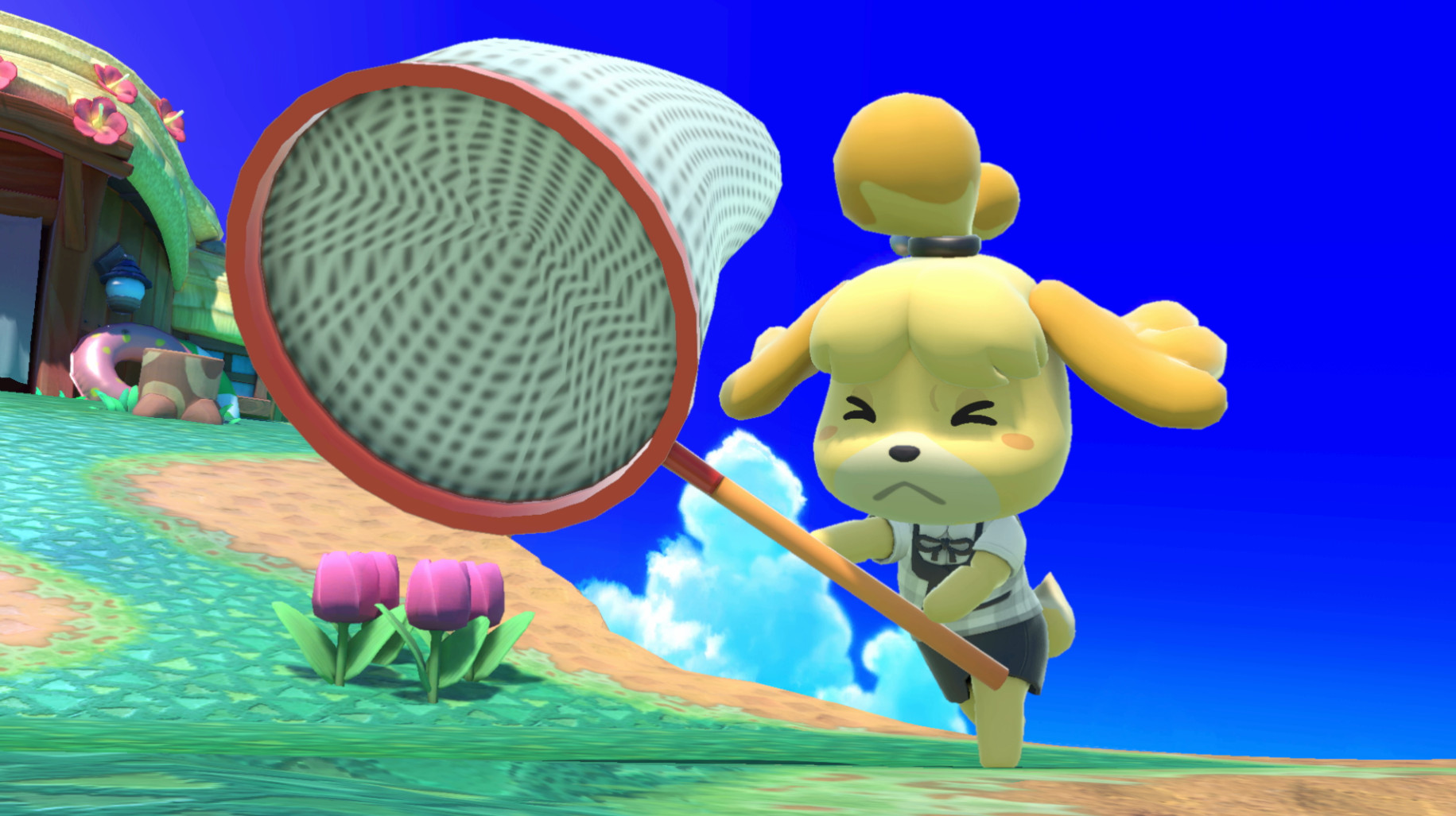 Black and White Isabelle [Super Smash Bros. Ultimate] [Mods]