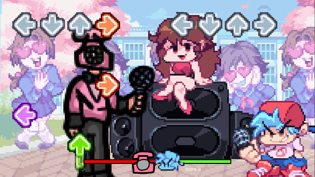 Edward (OC) over Senpai. (Friday Night Phone Call) [Friday Night Funkin ...