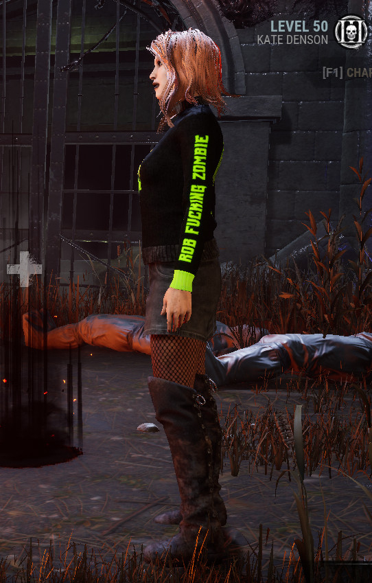 Goth Rob Zombie outfit - Kate Denson Mod for Dead by Daylight | DBD Mods