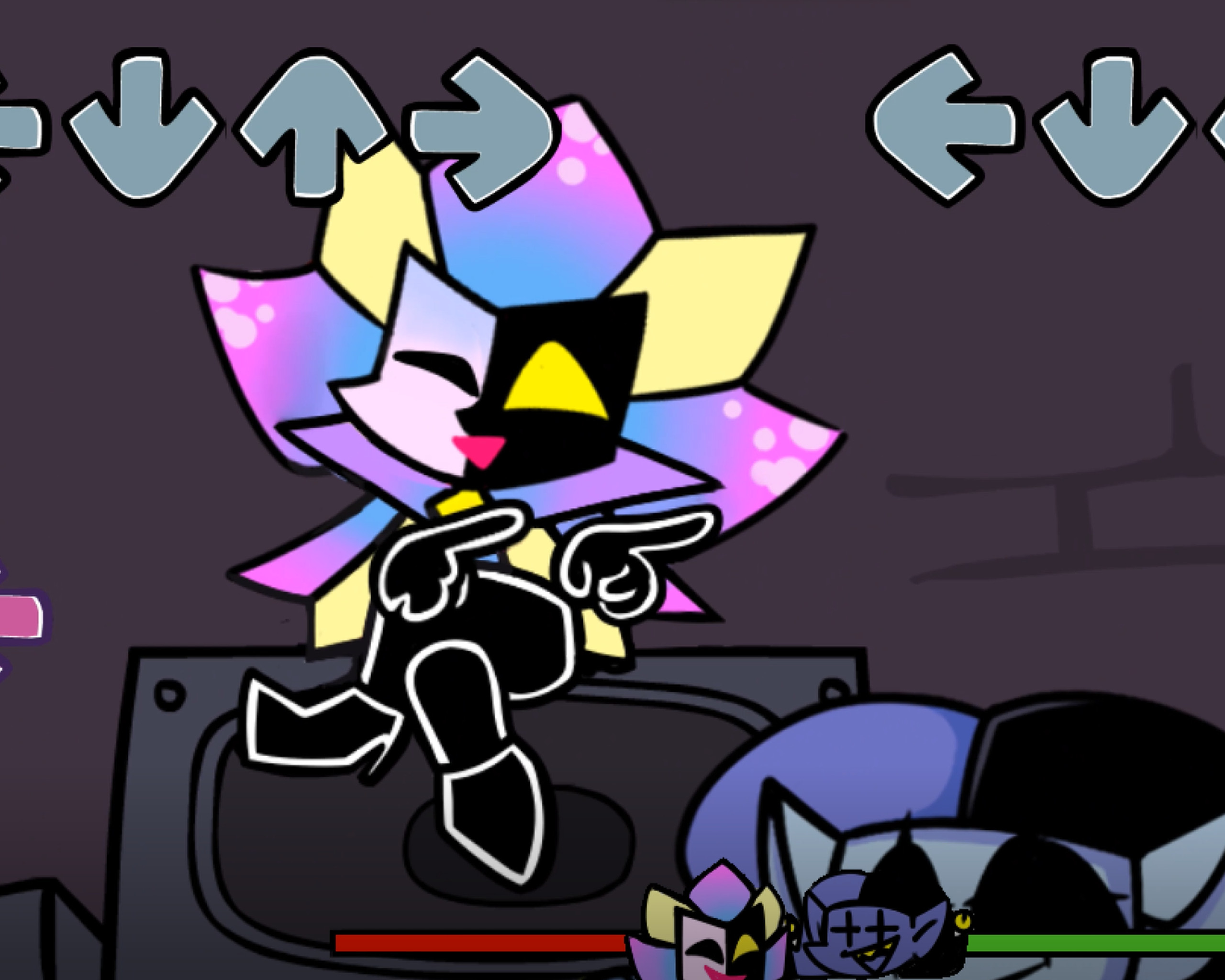 Playable Jevil (bf) and Dimentio (gf) mod Mod for Friday Night Funkin ...