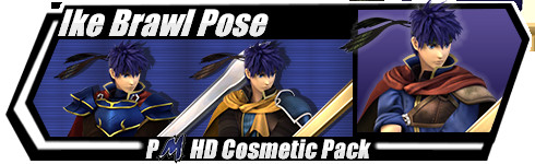 Ike Brawl Pose Cosmetic Pack Mod for Super Smash Bros. Brawl | Brawl Mods