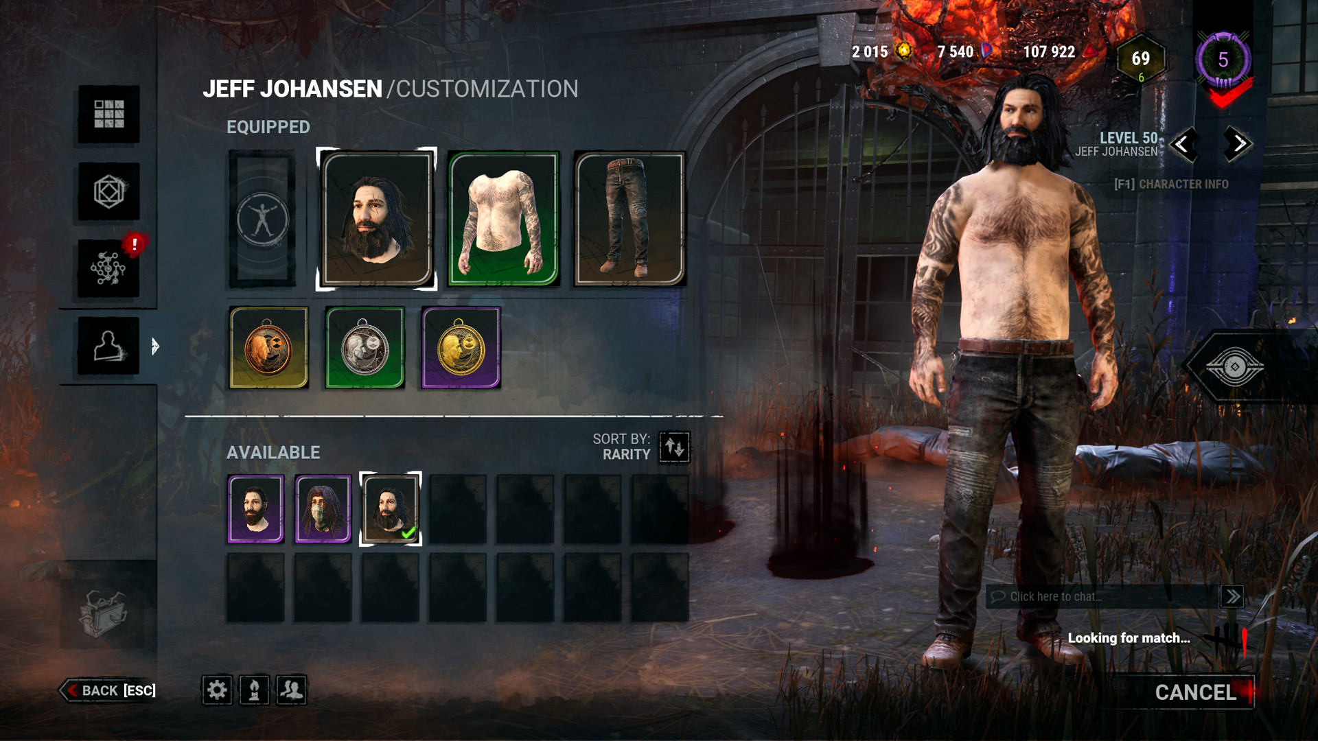Shirtless Jeff Johansen Mod for Dead by Daylight | DBD Mods