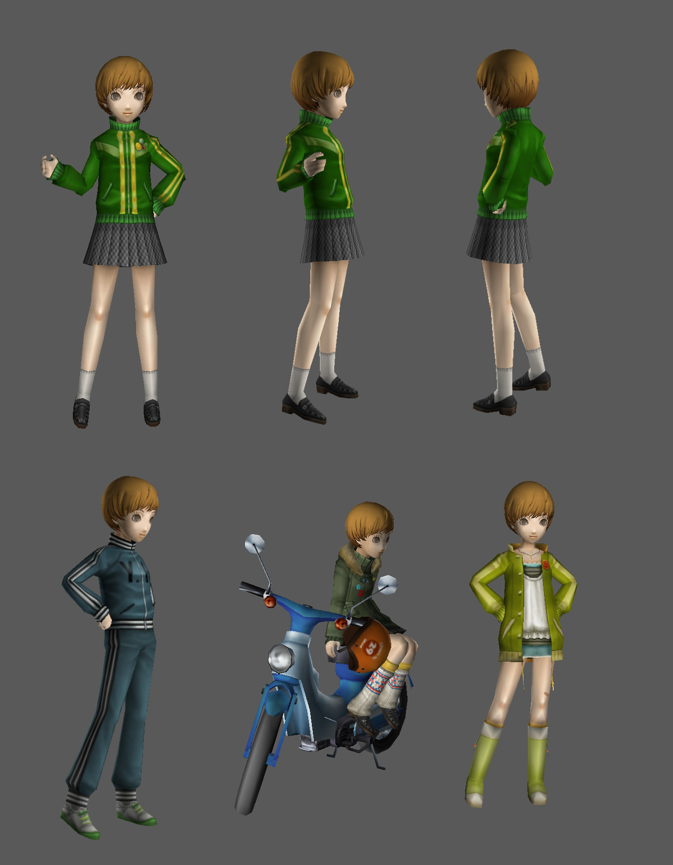 Less flat Characters Mod for Persona 4 Golden PC (32 Bit) | P4G PC 32 Mods