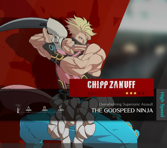 Trans Rights Chipp Zanuff Mod for GUILTY GEAR -STRIVE- | GGST Mods