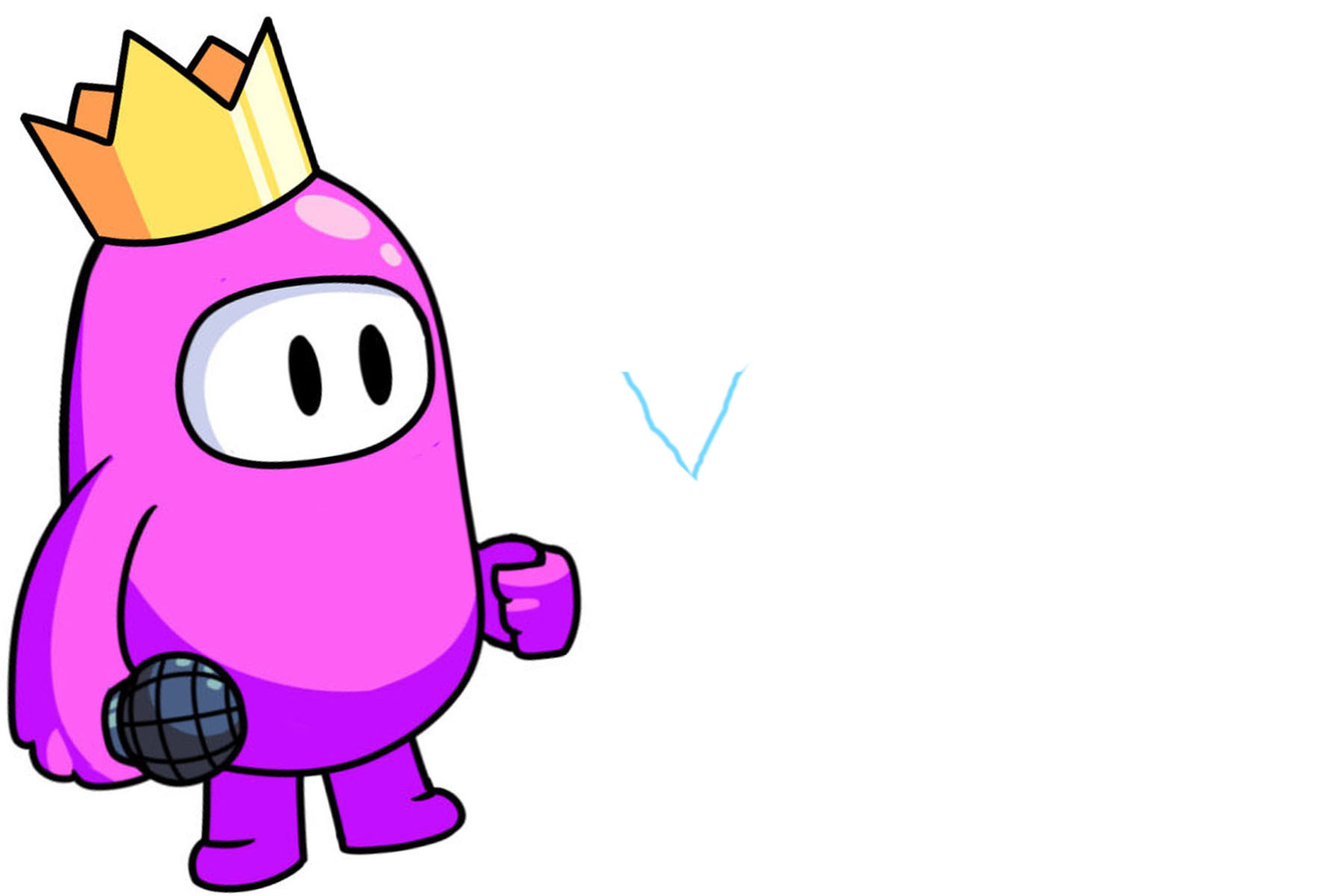 fnf hex skin fall guy [Friday Night Funkin'] [Mods]