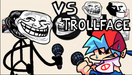Vs Trollface/Trollge For FNF Multiplayer Mod for Friday Night Funkin ...