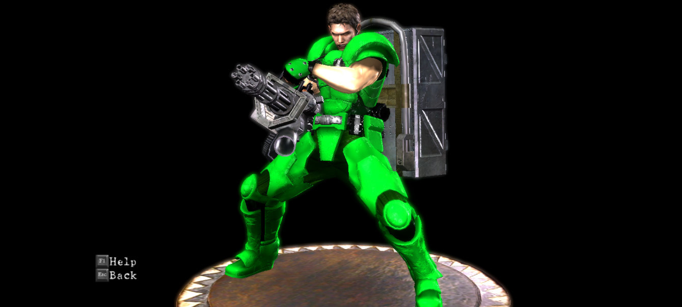 Doom Marine Styled Heavy Metal Mod for Resident Evil 5 | RE5 Mods