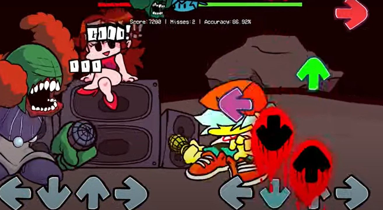 fnf Impossible difficulty (fire notes) 2.0 Mod for Friday Night Funkin ...