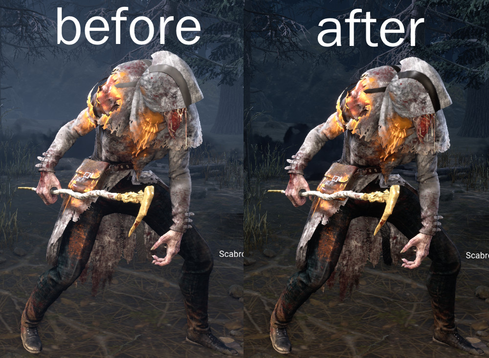 Black Stripes - White Blight Recolor Mod for Dead by Daylight | DBD Mods