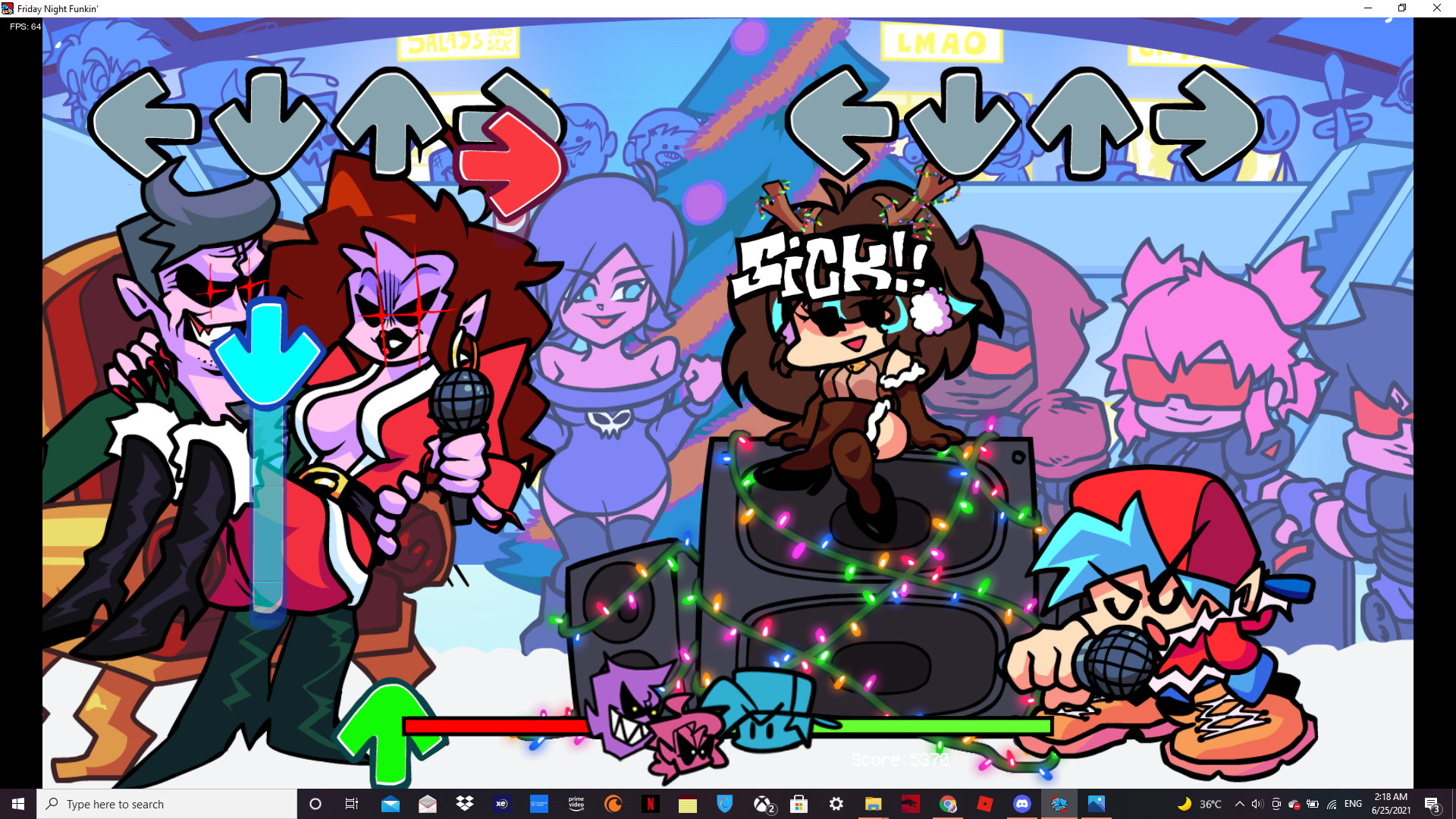 Daughter.XML Over girlfriend Mod for Friday Night Funkin' | FNF Mods