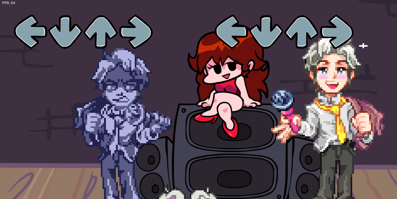 Senpai Bside all phases for multiplayer [Friday Night Funkin'] [Mods]