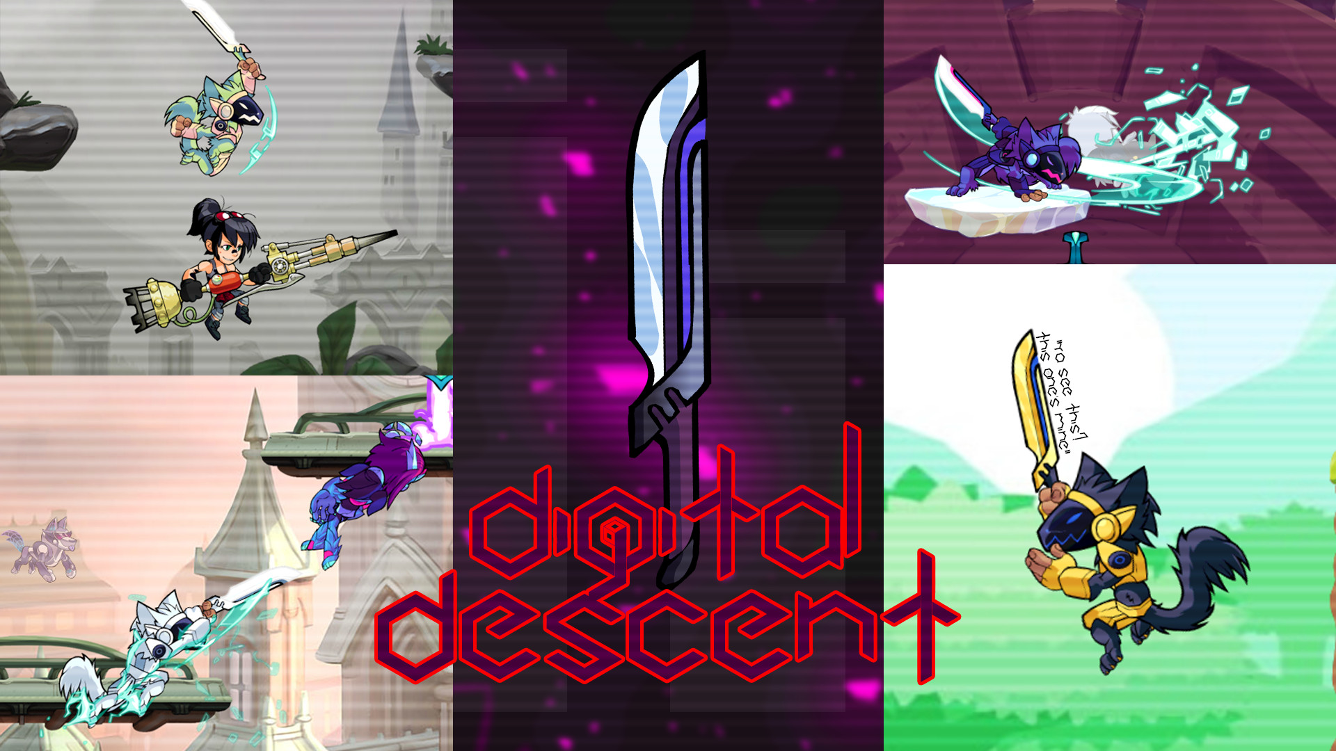 Glitch The Protogen Joins the Brawl Mod for Brawlhalla | BHalla Mods