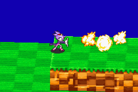 Blaze over Rouge Mod for Sonic Battle | SB Mods