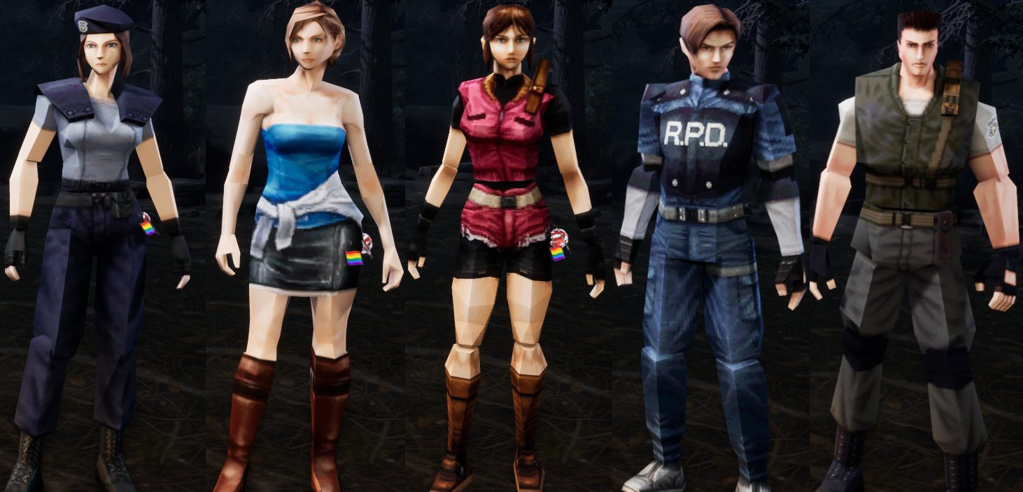 Retro RE Characters [Dead by Daylight] [Mods]