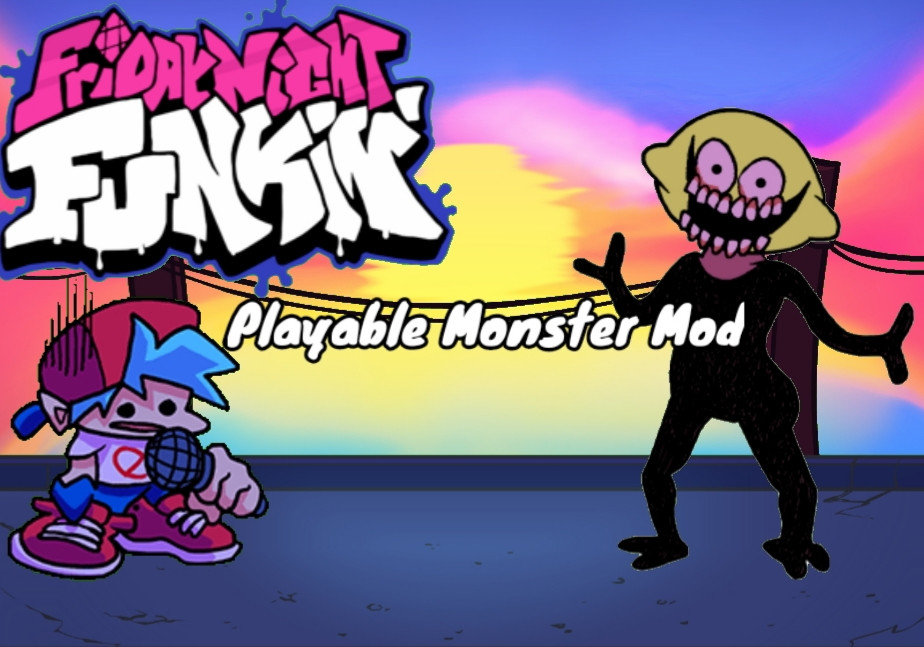 Playable monster fnf Mod for Friday Night Funkin' | FNF Mods