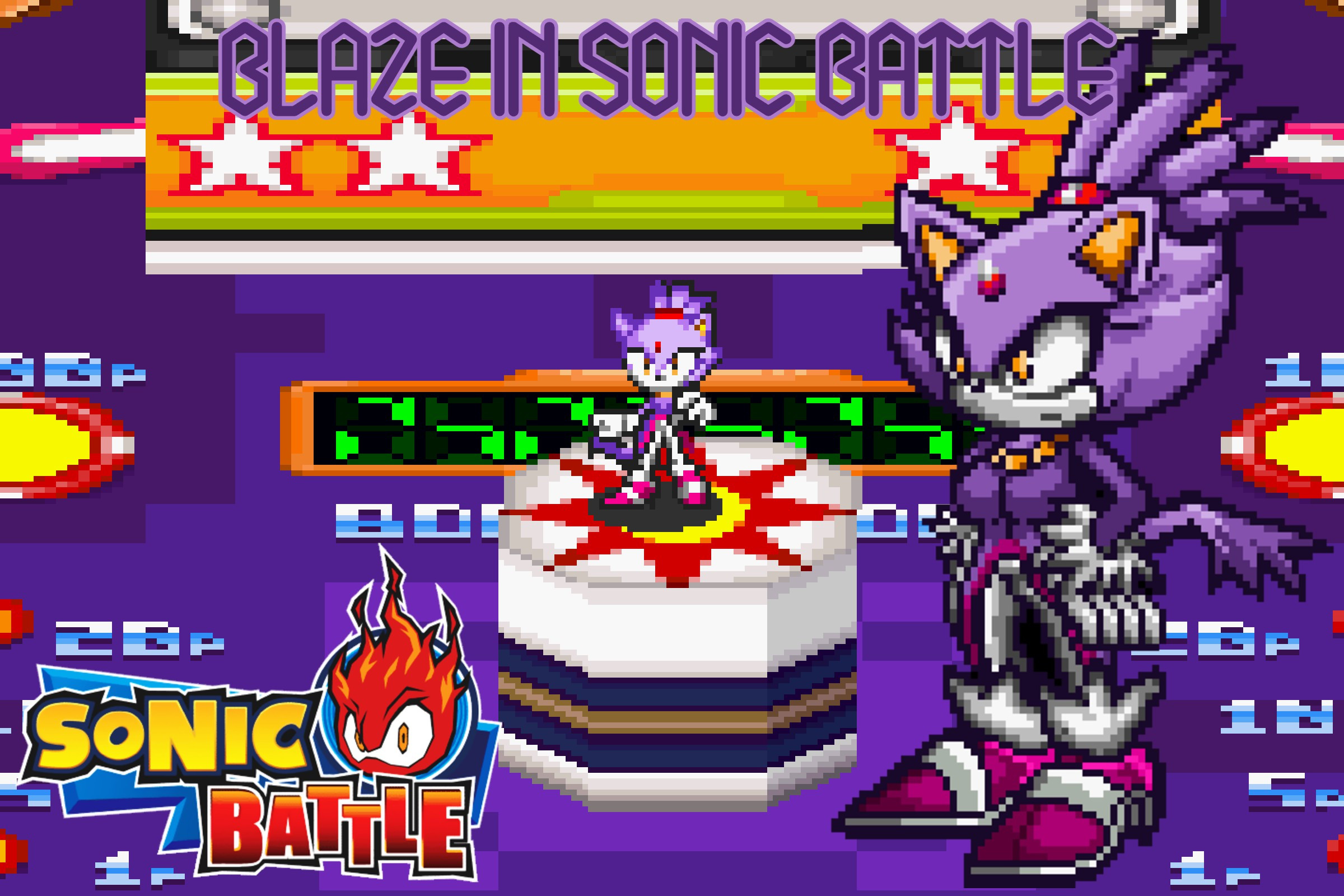 Blaze over Rouge Mod for Sonic Battle | SB Mods