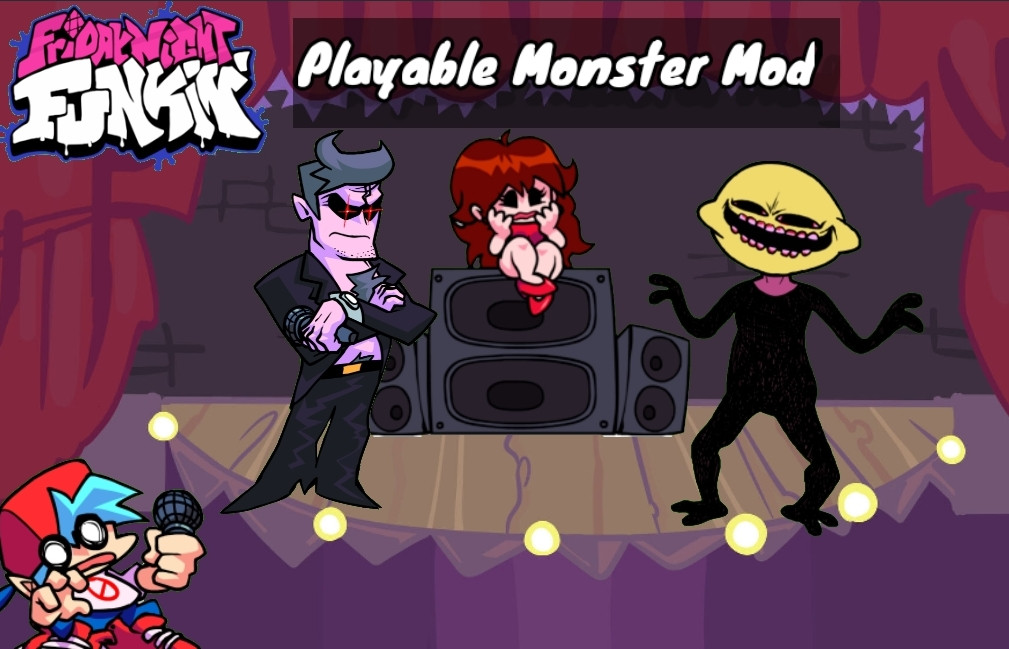 Playable monster fnf Mod for Friday Night Funkin' | FNF Mods