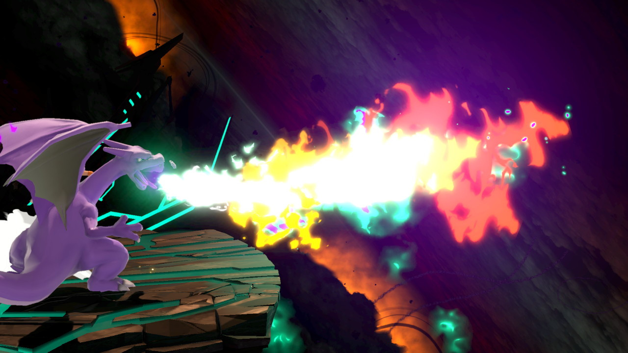 Emerald and Purple Charizard Effects Mod for Super Smash Bros. Ultimate ...