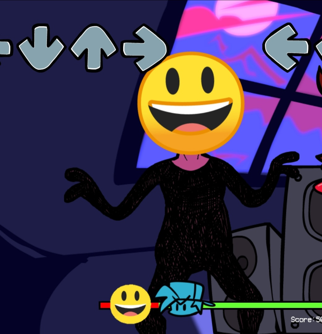 Emoji skin for Monster [Friday Night Funkin'] [Mods]