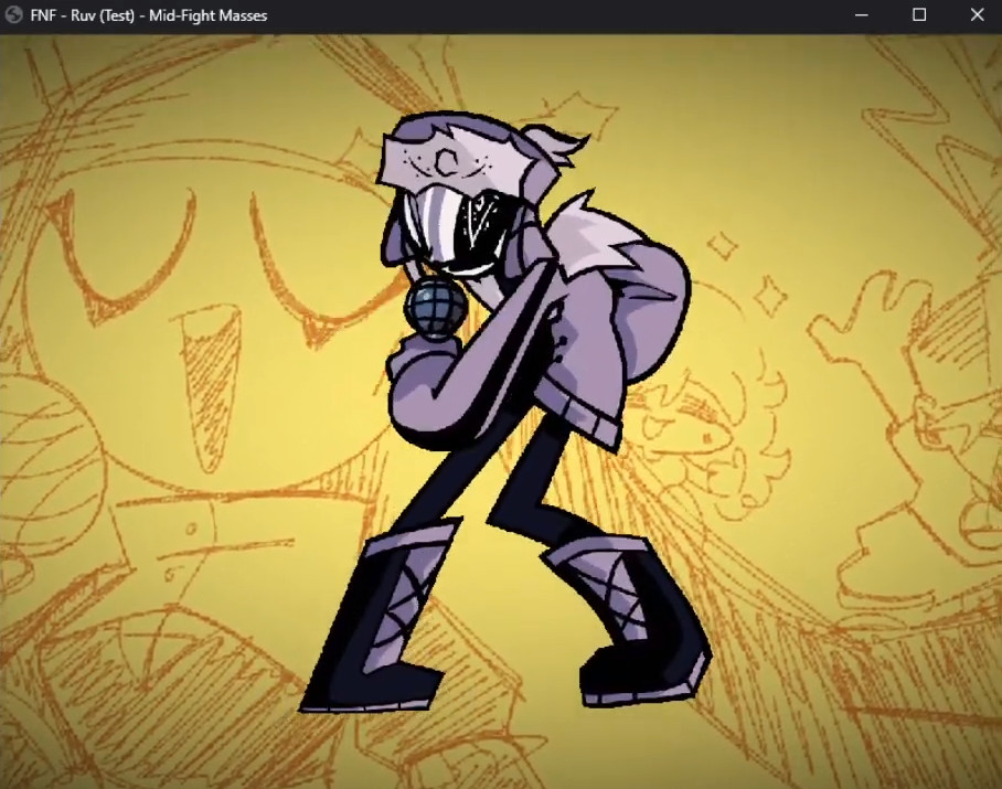 FNF - Ruv (Test) - Mid-Fight Masses Mod for Friday Night Funkin' | FNF Mods