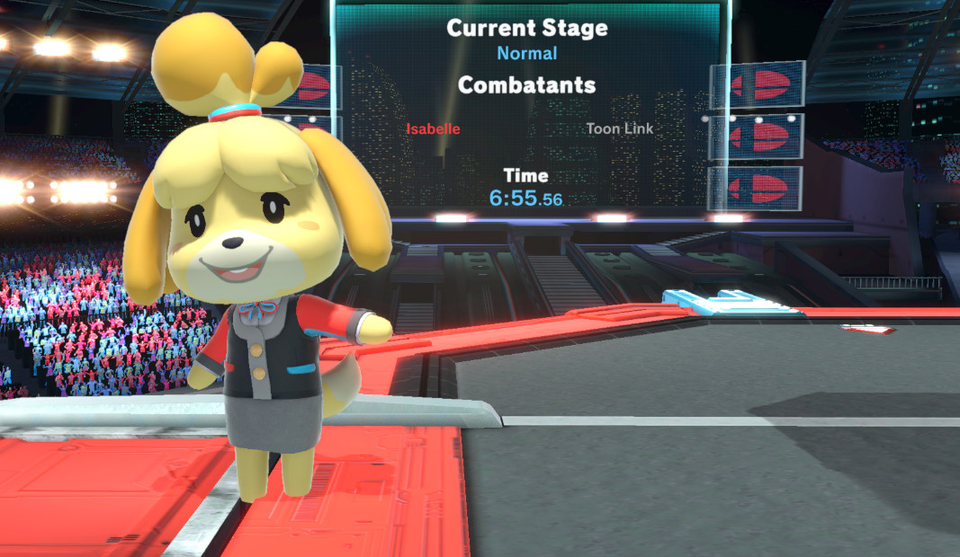YUZU-colored Isabelle Mod for Super Smash Bros. Ultimate | SSBU Mods