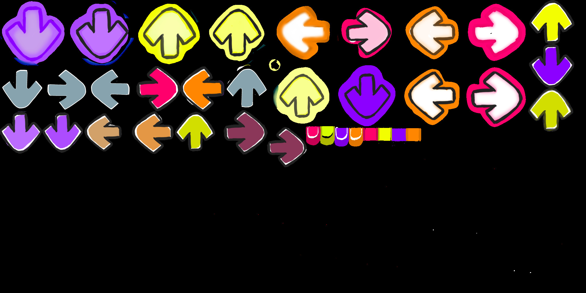 other arrow colors [Friday Night Funkin'] [Mods]