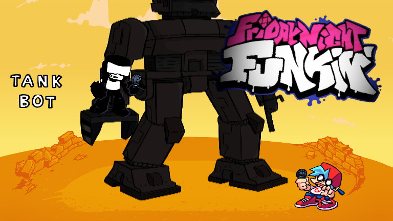 TankBot (REPLACES TORDBOT) Mod for Friday Night Funkin' | FNF Mods