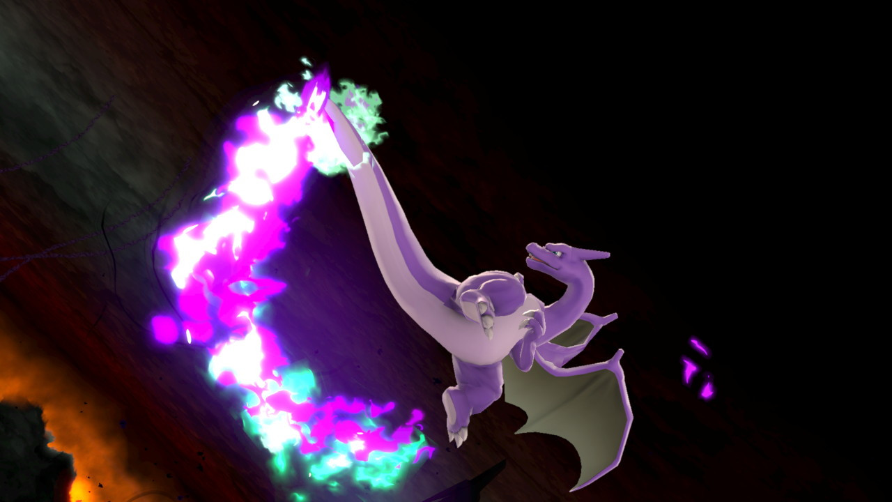 Emerald and Purple Charizard Effects Mod for Super Smash Bros. Ultimate ...