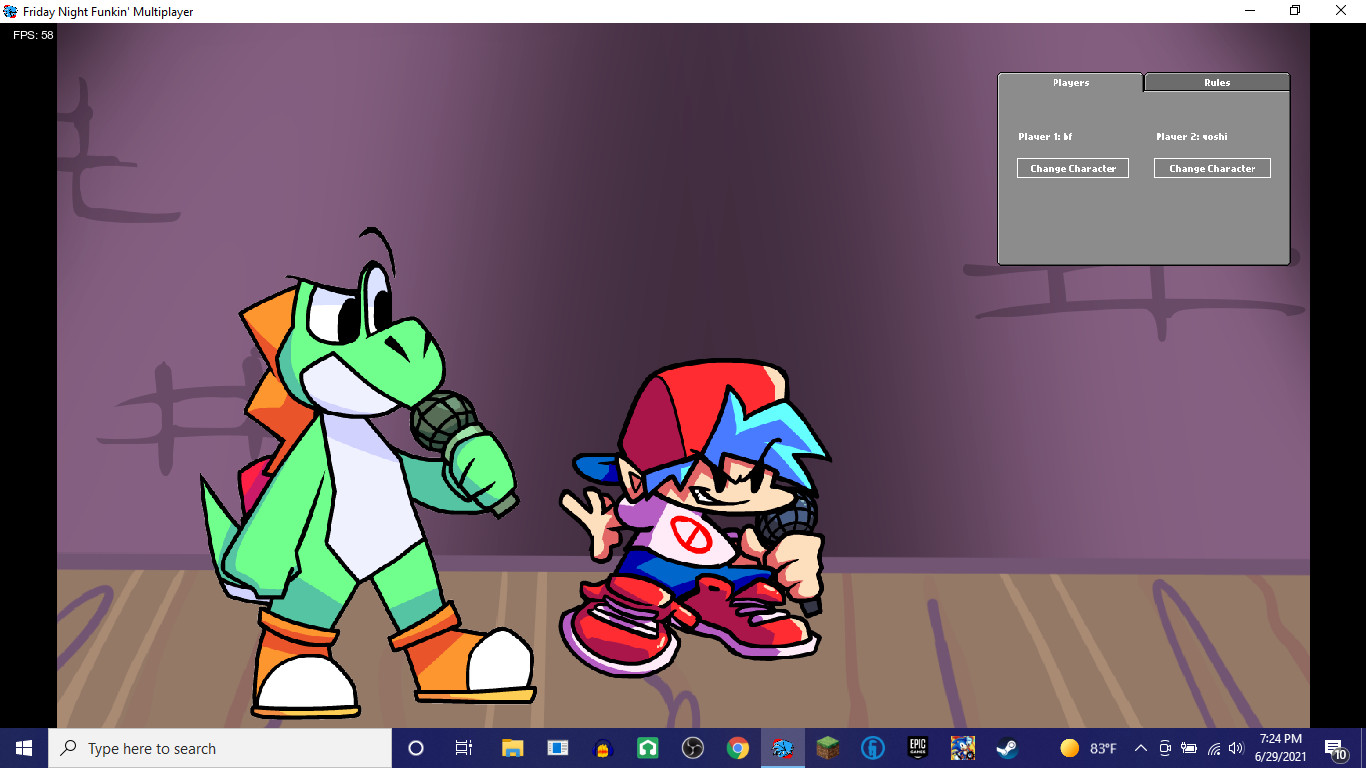 VS Yoshi Compatible with 2 players + Black Yoshi [Friday Night Funkin ...