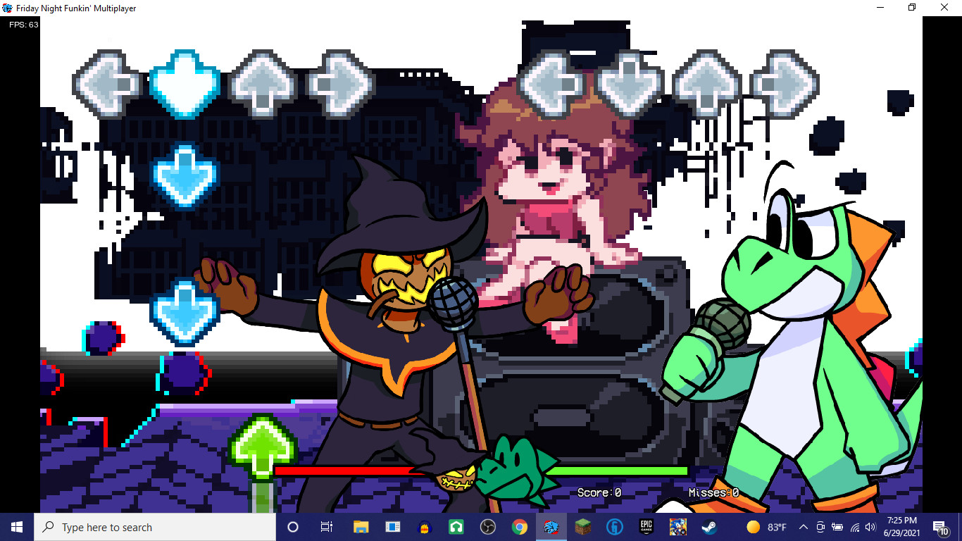 VS Yoshi Compatible with 2 players + Black Yoshi [Friday Night Funkin ...