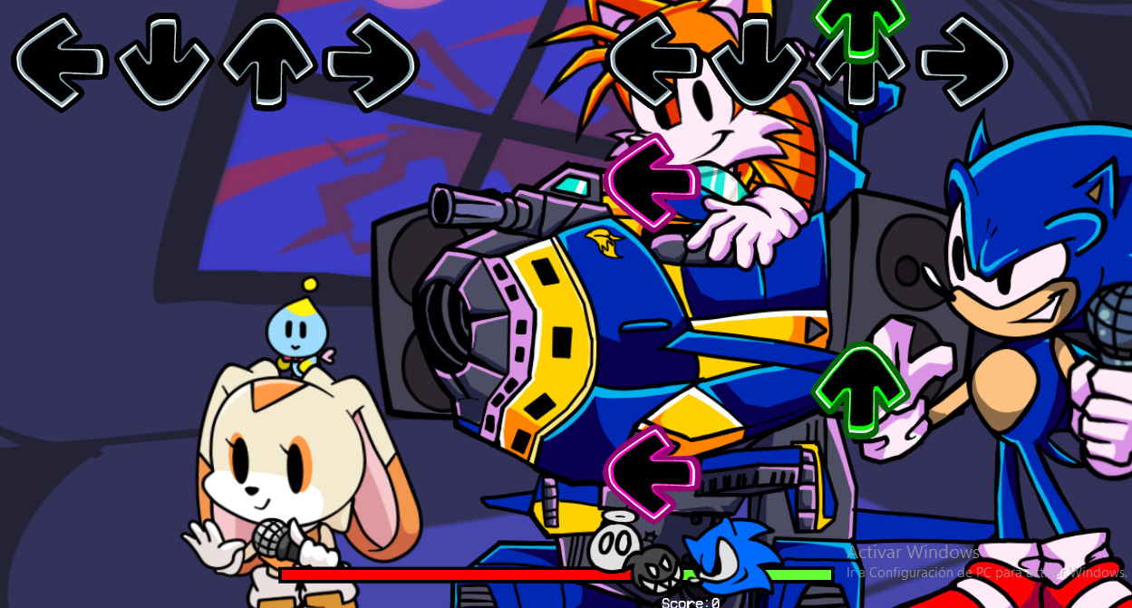 Sonic night funkin (Fanmade) Mod for Friday Night Funkin' | FNF Mods