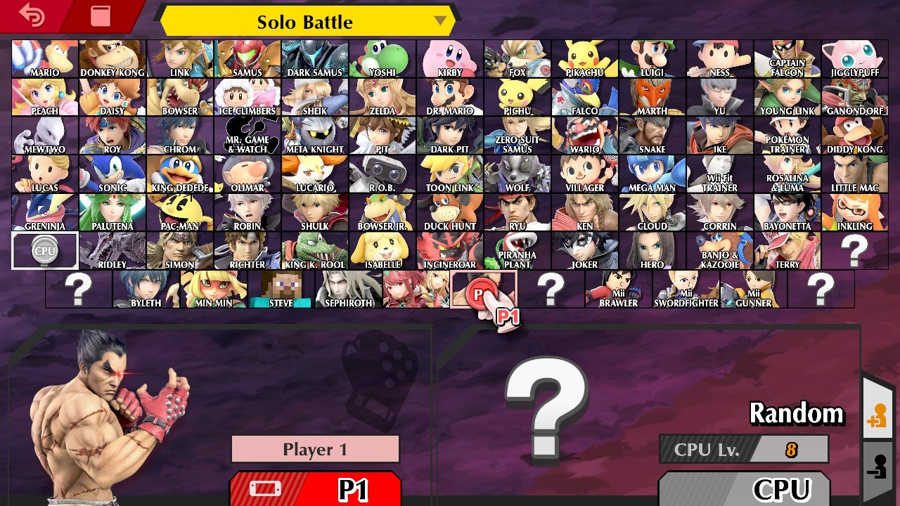 Twoish Random Buttons [Super Smash Bros. Ultimate] [Mods]