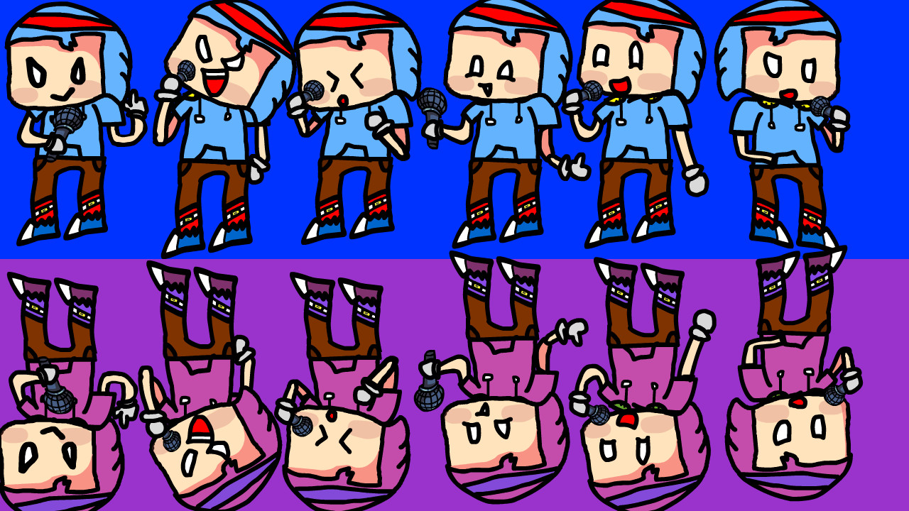 fun sized Blantados! (plus B side) [Friday Night Funkin'] [Mods]