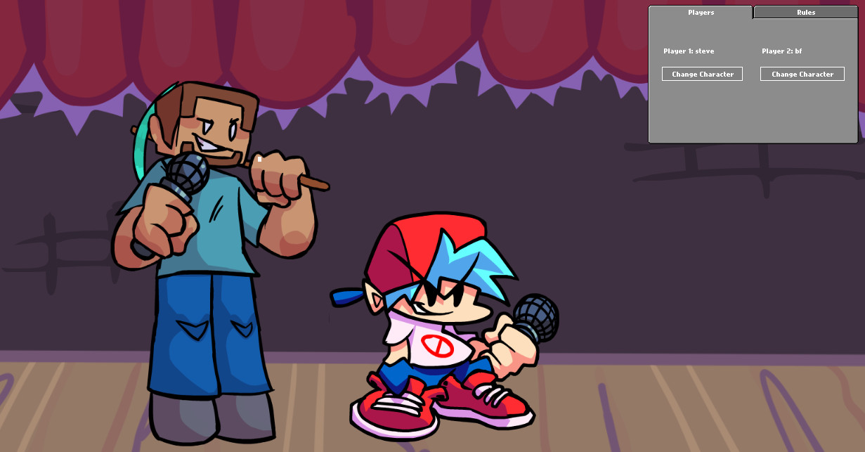 Steve for multiplayer Mod for Friday Night Funkin' | FNF Mods