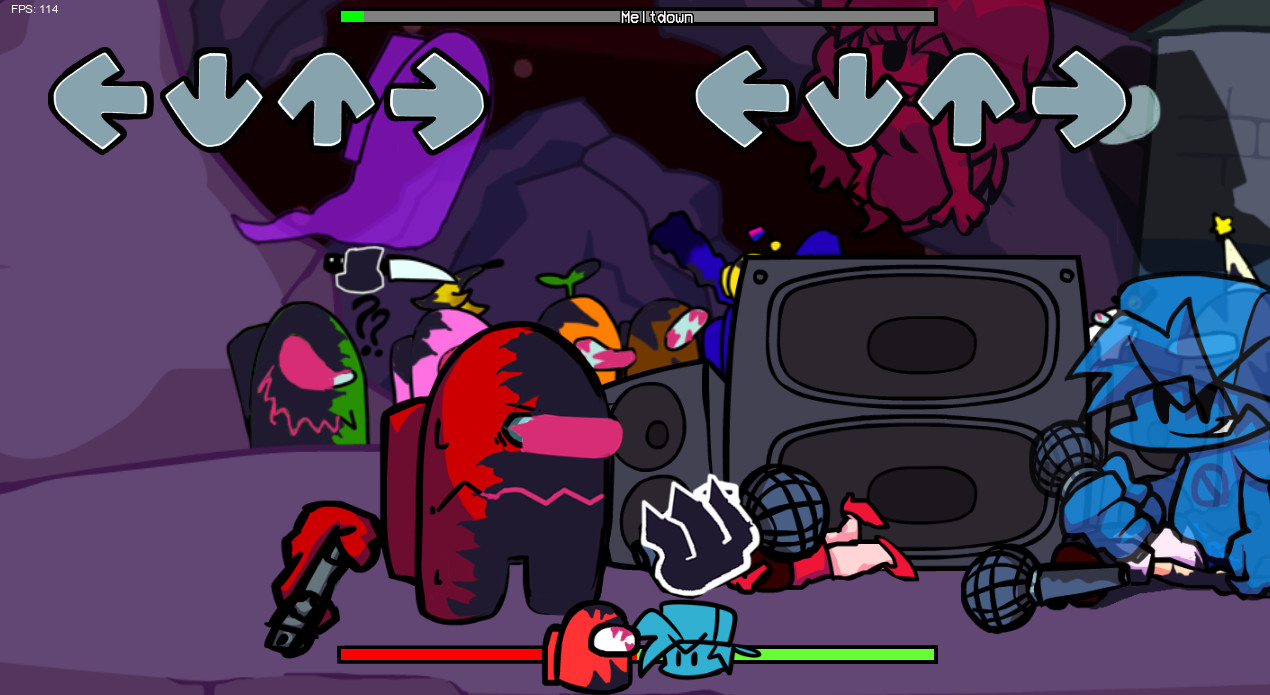 Evil Imposter V2 VS BF Mod for Friday Night Funkin' | FNF Mods