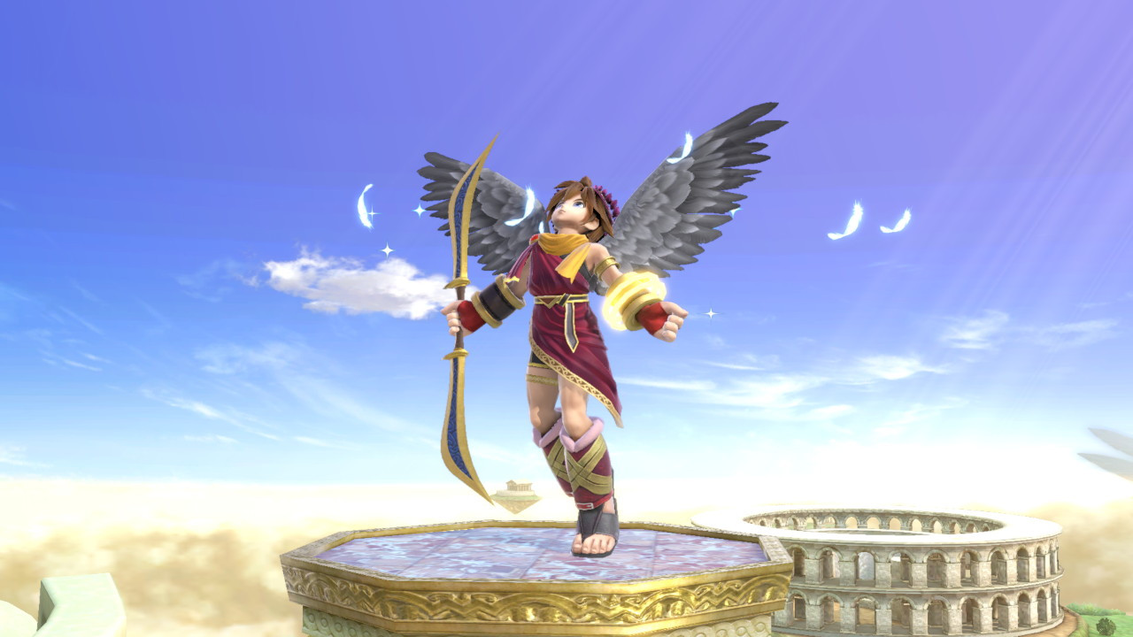 Red Dark Pit Palette for Pit Mod for Super Smash Bros. Ultimate | SSBU Mods