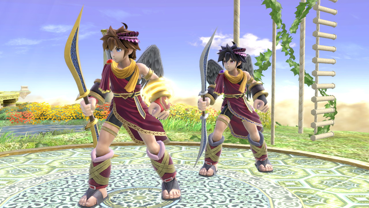 Red Dark Pit Palette for Pit Mod for Super Smash Bros. Ultimate | SSBU Mods