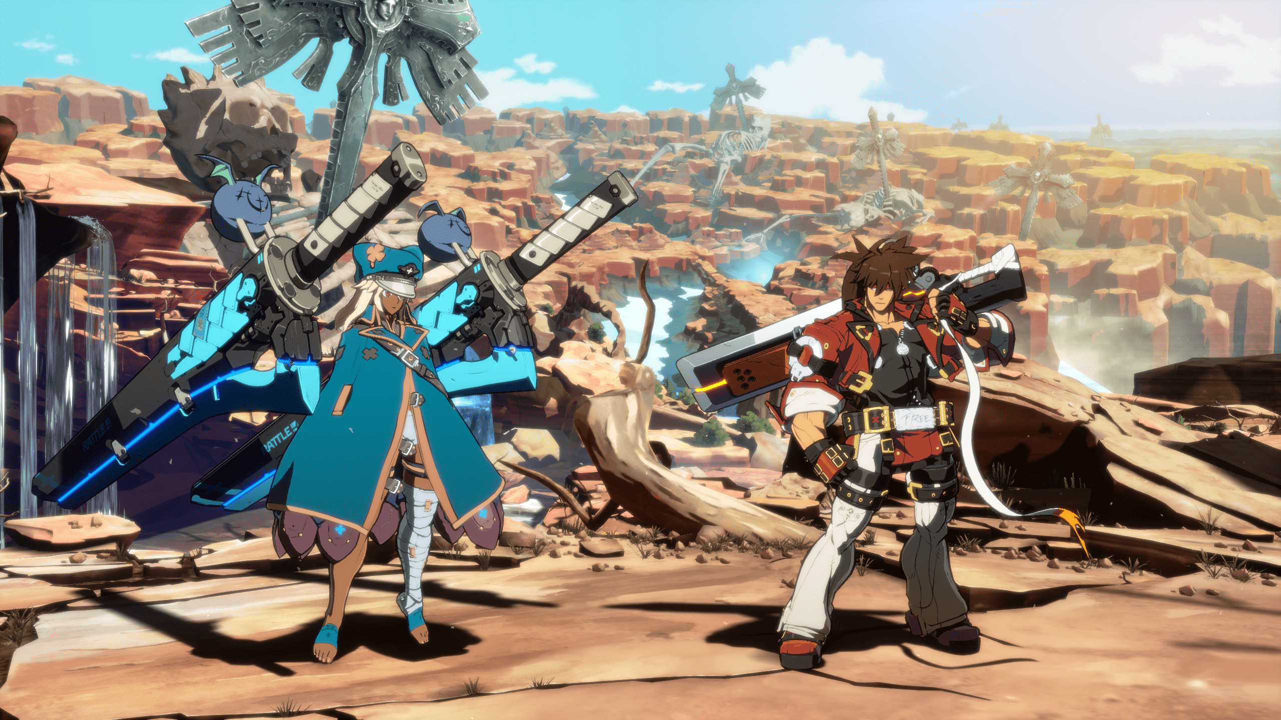 Zooey (Granblue Fantasy) over Ramlethal Color 9 Mod for GUILTY GEAR ...