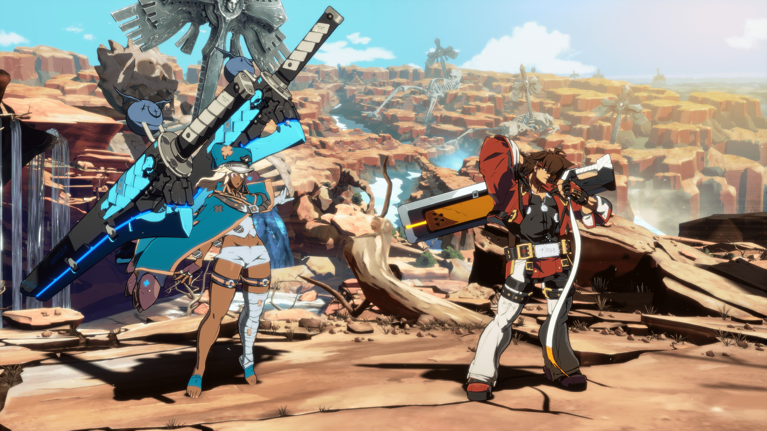 Zooey (Granblue Fantasy) over Ramlethal Color 9 Mod for GUILTY GEAR ...