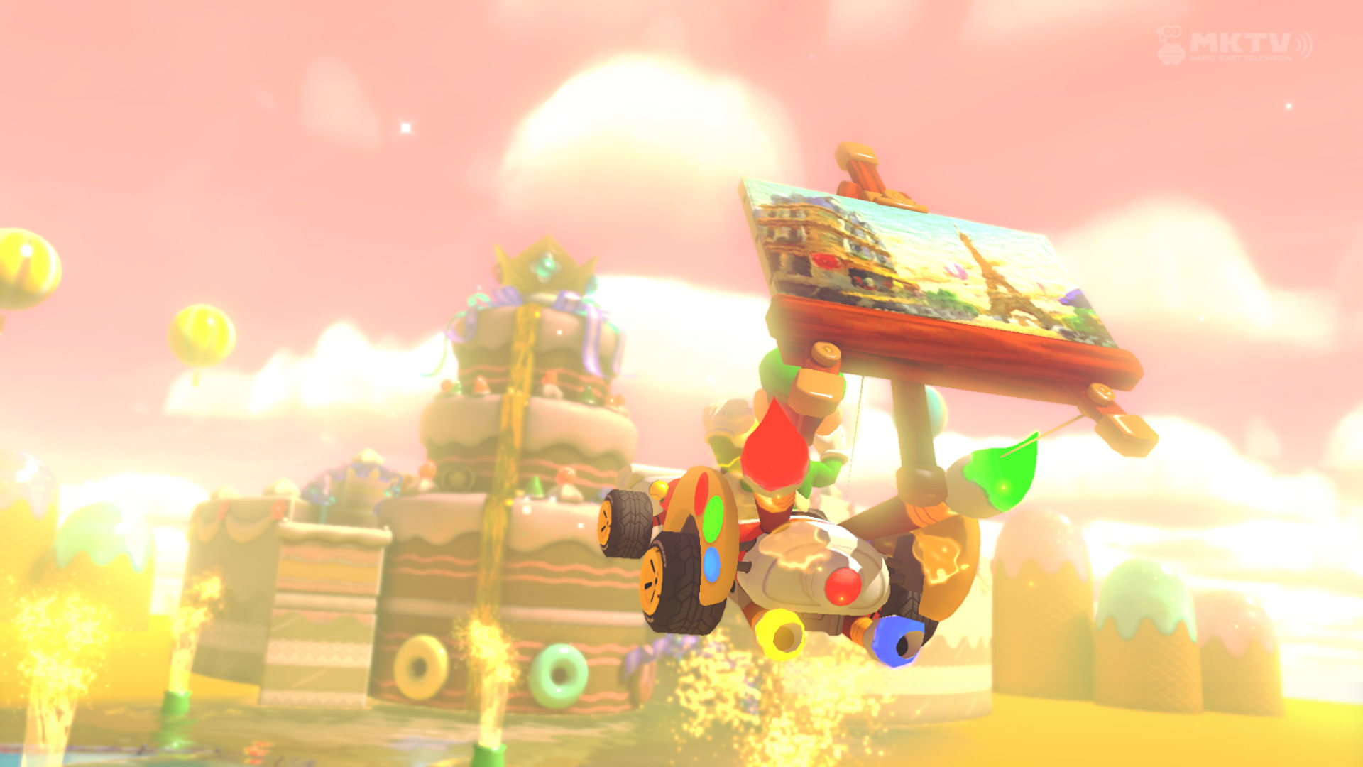 Flying Easel from MKT Mod for Mario Kart 8 Deluxe | MK8D Mods