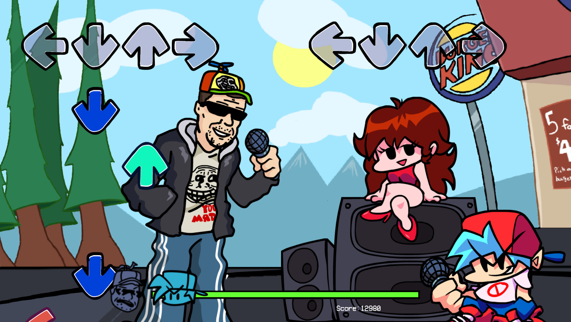 Vs. Adam Sandler [FULL WEEK] Mod for Friday Night Funkin' | FNF Mods