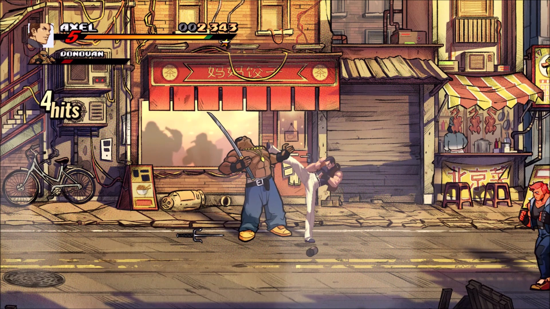 Robert Garcia (KOF) over SOR3 Axel [Streets of Rage 4] [Mods]