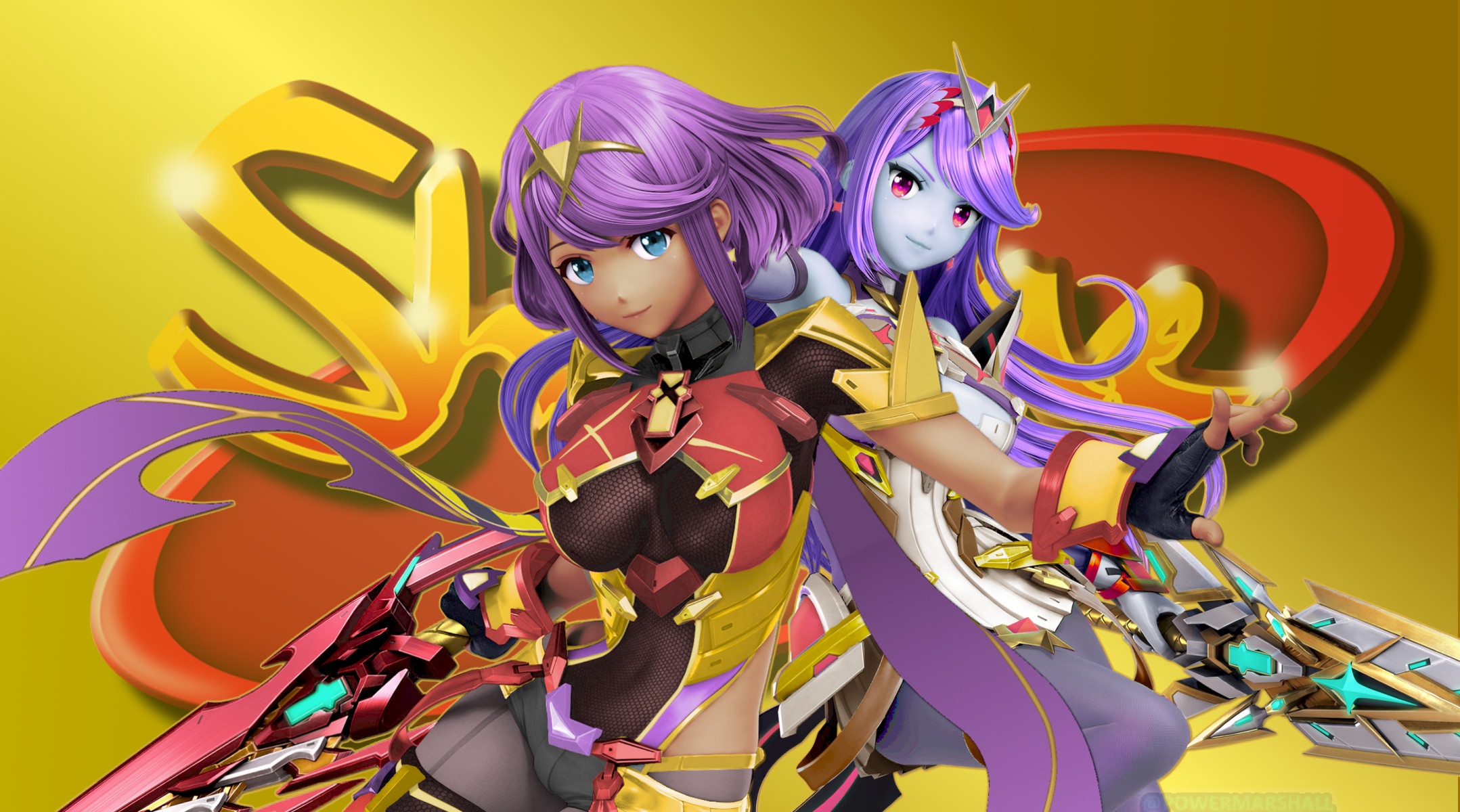 v2.0 Shantae & Risky Boots Pyra/Mythra Mod for Super Smash Bros ...