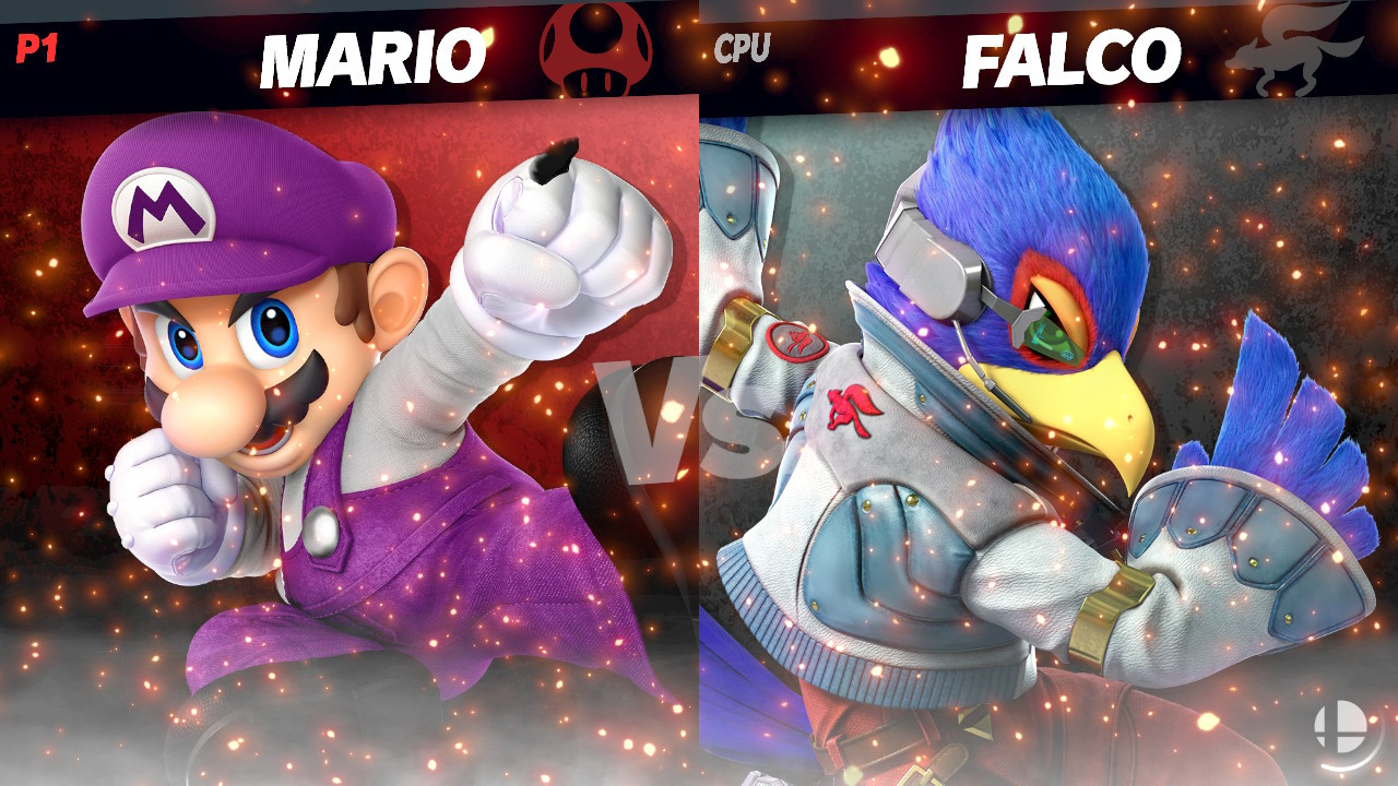 Purple & Gray Mario Mod for Super Smash Bros. Ultimate | SSBU Mods
