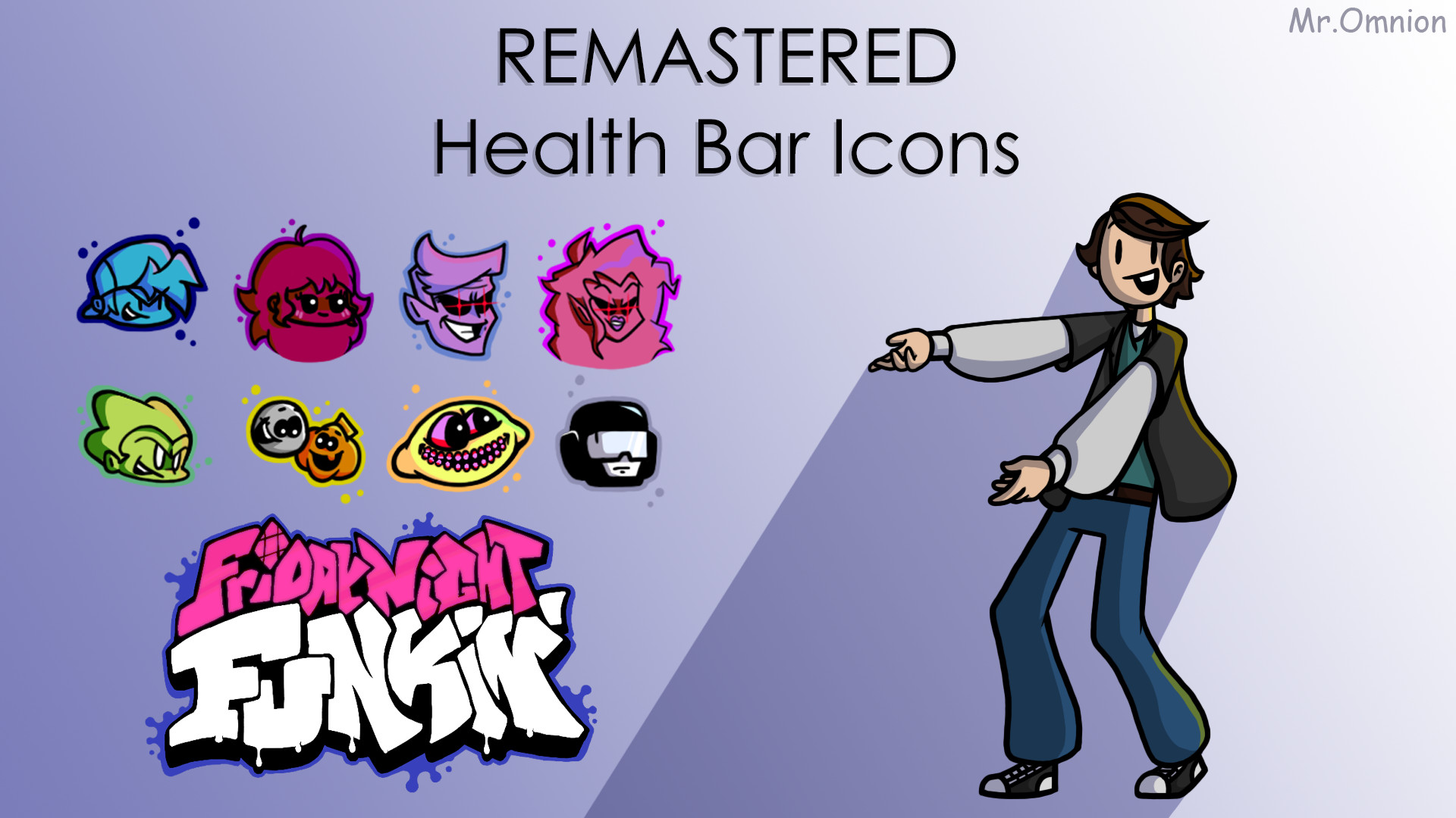 REMASTERED Health Bar Icons [Friday Night Funkin'] [Mods]