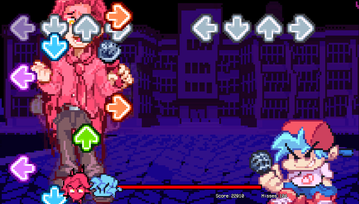 Spirit-Senpai over Spirit Mod for Friday Night Funkin' | FNF Mods