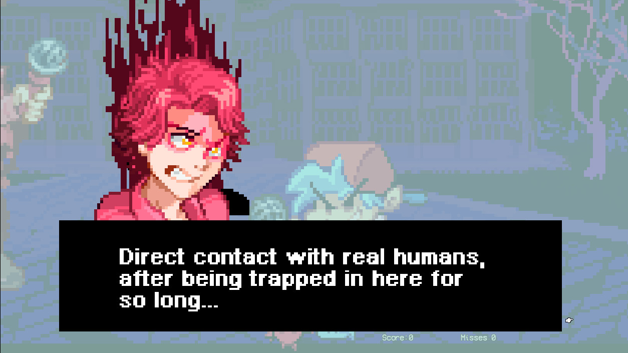 Spirit-Senpai over Spirit Mod for Friday Night Funkin' | FNF Mods