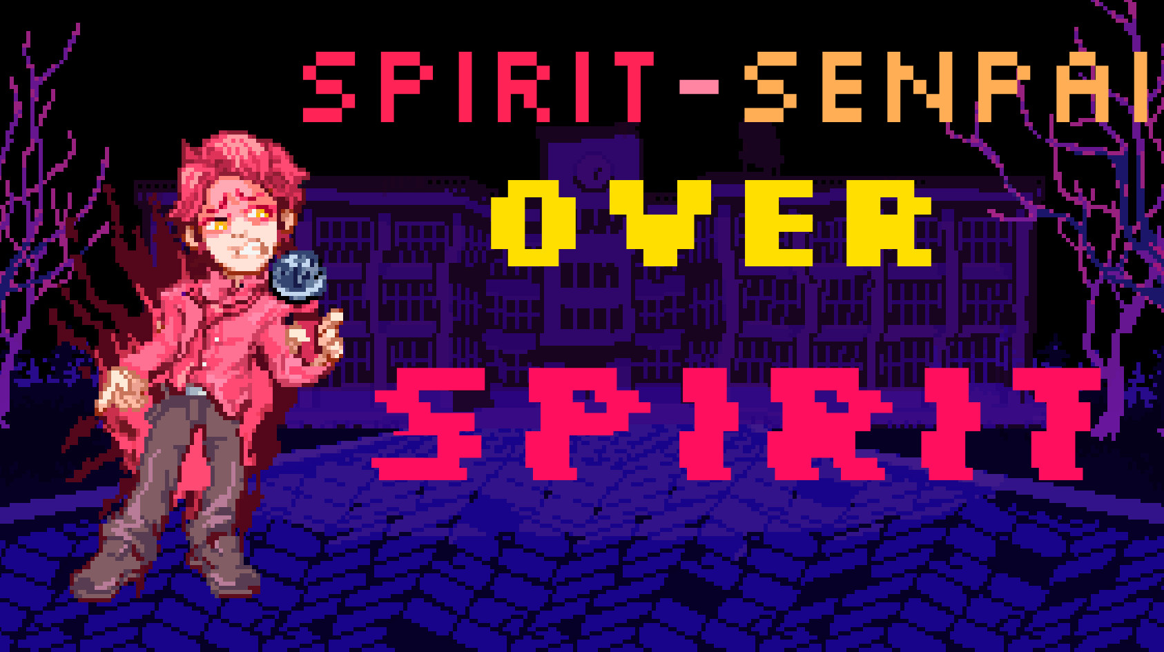 Spirit-Senpai over Spirit Mod for Friday Night Funkin' | FNF Mods