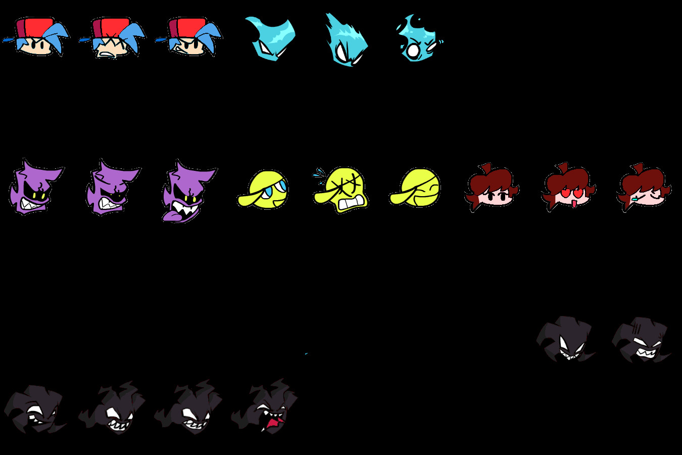 Improved icons Mod for Friday Night Funkin' | FNF Mods